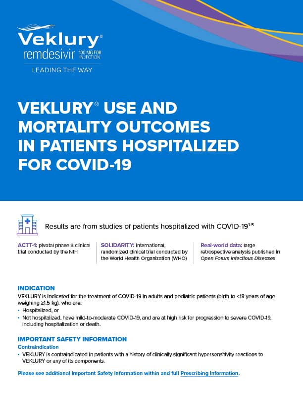 VEKLURY® (remdesivir) | FDA Approved | Official HCP Website